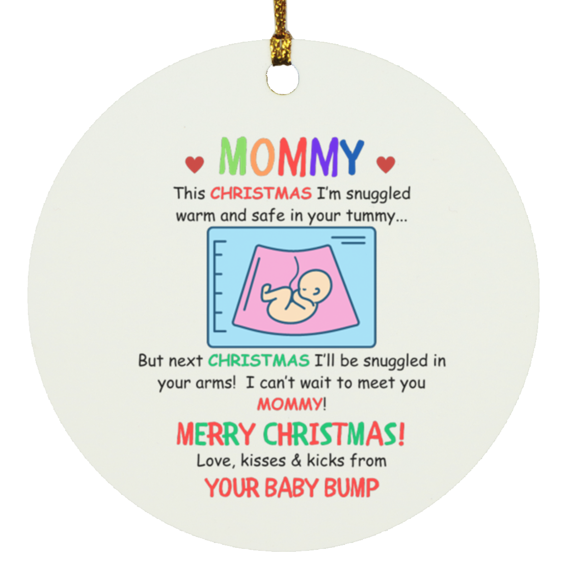 Ceramic Ornament - Expectant Mom Gift from Baby Bump – Curio by CATT